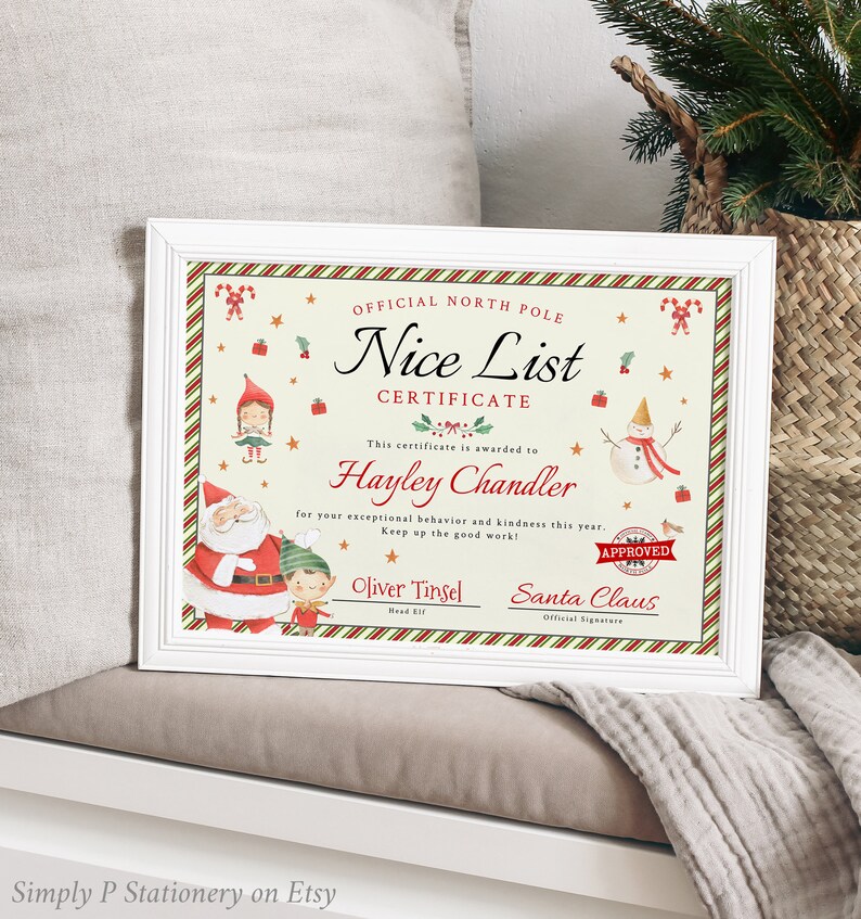 Santa Letter Kit Editable, Letter to Santa Bundle, Letter From Santa ...