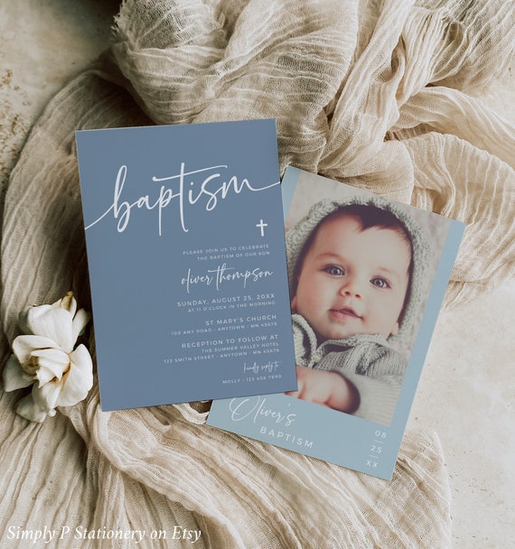 Printable Invitations Christening