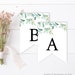Eucalyptus Editable Bunting Greenery DIY Banner Template | Etsy