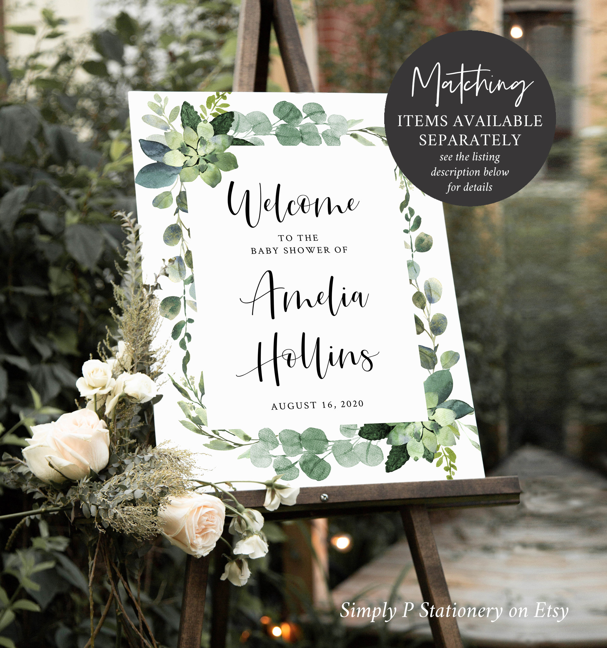 Editable Foliage Buffet Labels, Botanical Buffet Label Template ...