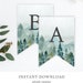 Mountains Editable Bunting, Woodland DIY Banner Template, Rustic Custom ...