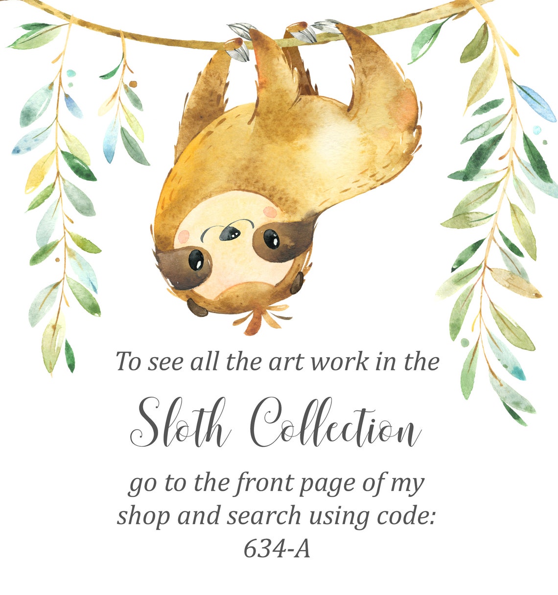 Printable Sloth Quotes Nursery Art Be Kind Happy Sloth | Etsy
