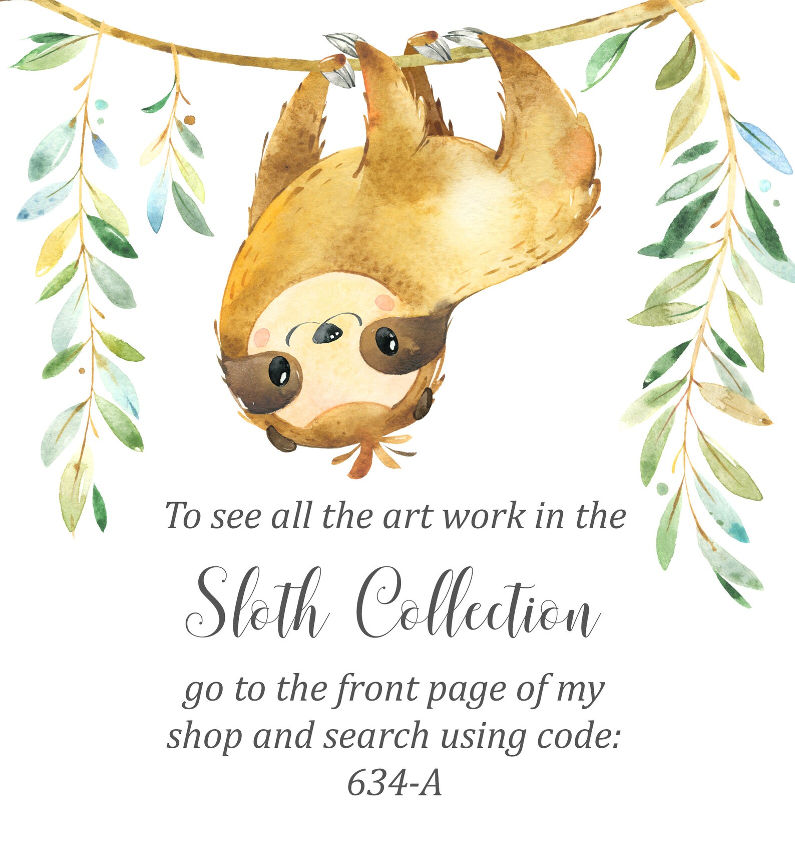 Printable Sloth Quotes Nursery Art Be Kind Happy Sloth | Etsy