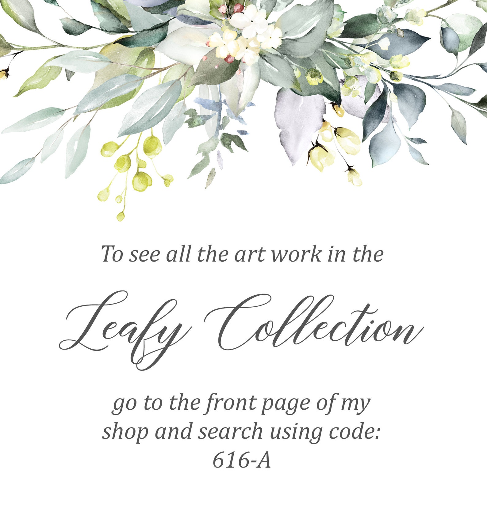 Greenery Baby Name Printable Nursery Art Botanical Name | Etsy