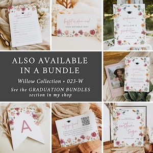 Advice & Wishes for the Graduate Card Template, Wildflower Graduation ...