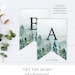 Mountains Editable Bunting, Woodland DIY Banner Template, Rustic Custom ...
