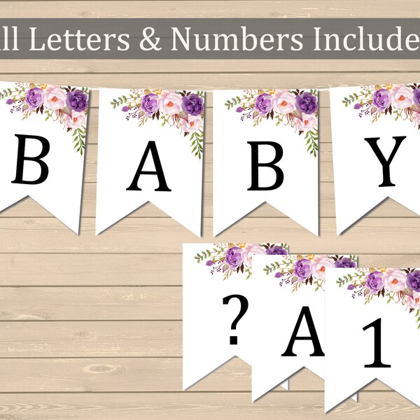 Purple Banner - Etsy