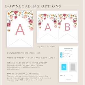 Wildflower Banner, Wildflower Bunting, Girl Baby Shower Decor, Meadow ...