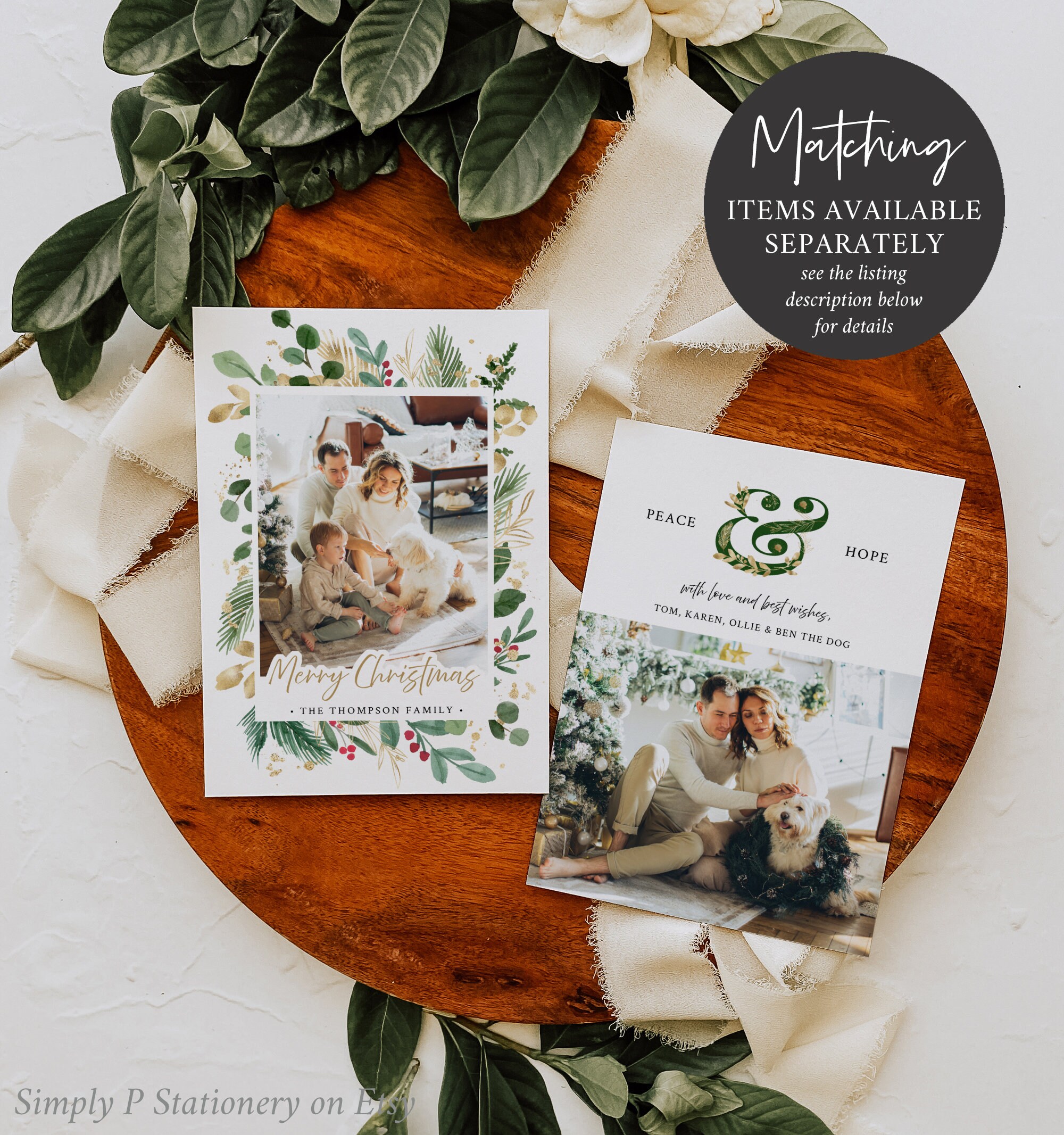 Printable Round Christmas Gift Tag Template, Christmas Label, Editable ...