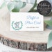 Blue Elephant Editable Table Numbers, Printable Baptism Table Number ...