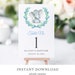 Blue Elephant Editable Table Numbers, Printable Baptism Table Number ...