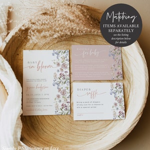 Wildflower Bunting, Wildflower Banner, Floral Banner, Flower Banner ...