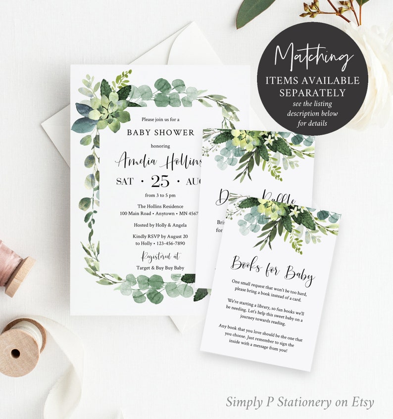 Editable Foliage Buffet Labels Botanical Buffet Label - Etsy