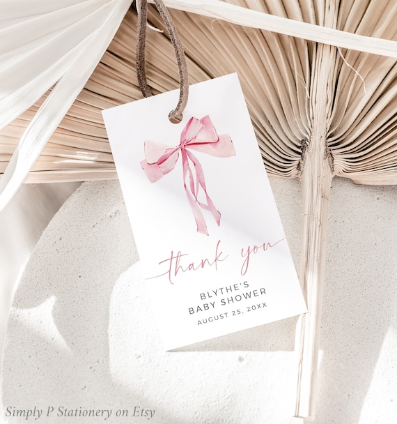 Printable Labels For Baby Shower Favor Tags Free Printable "From My