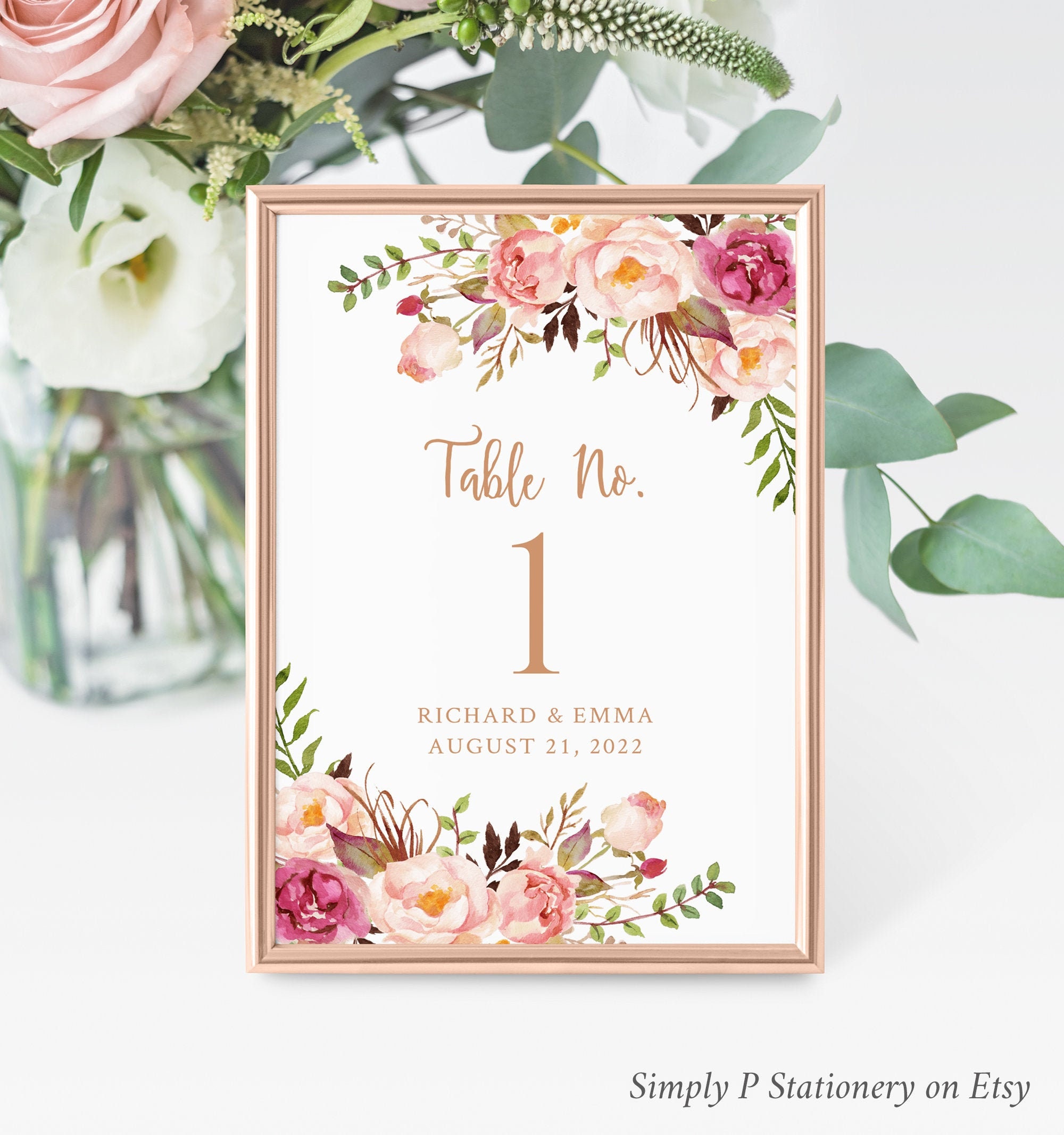 Table Numbers Templates