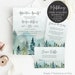 Mountains Editable Personalised Water Bottle Labels, Woodland DIY Baby ...