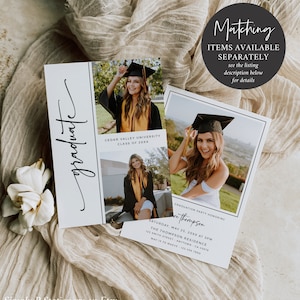 College Fund Insert With QR Code, Graduation Insert Card Template ...