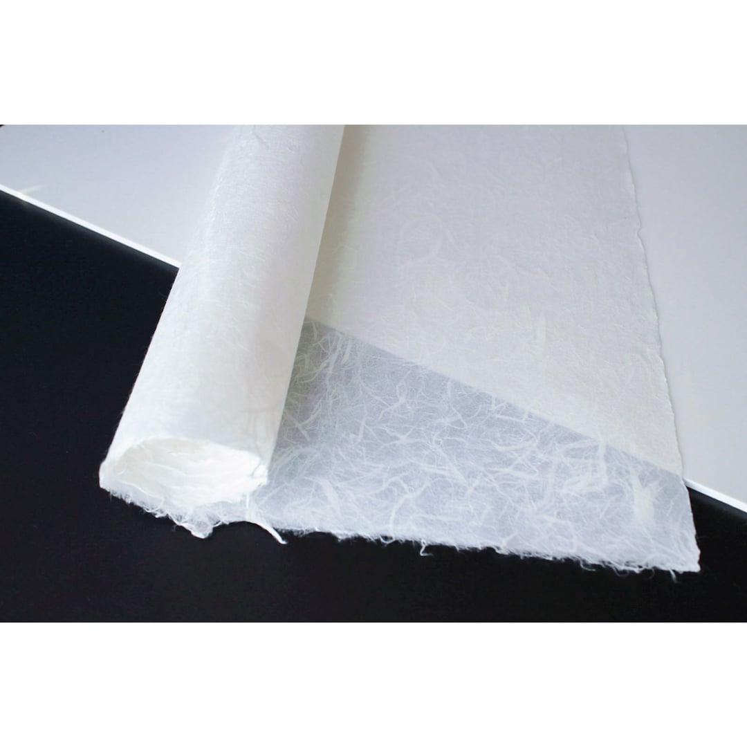 Korean Traditional Handmade Paper Hanji Natural Fiber Texture White ...