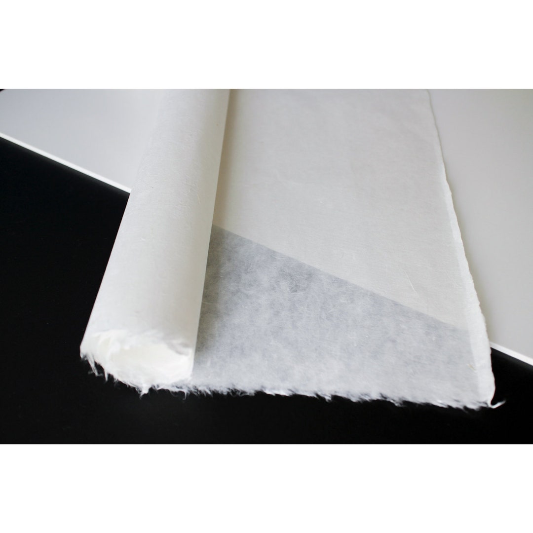 Korean Traditional Handmade Mulberry Paper Hanji Plain Natural White ...