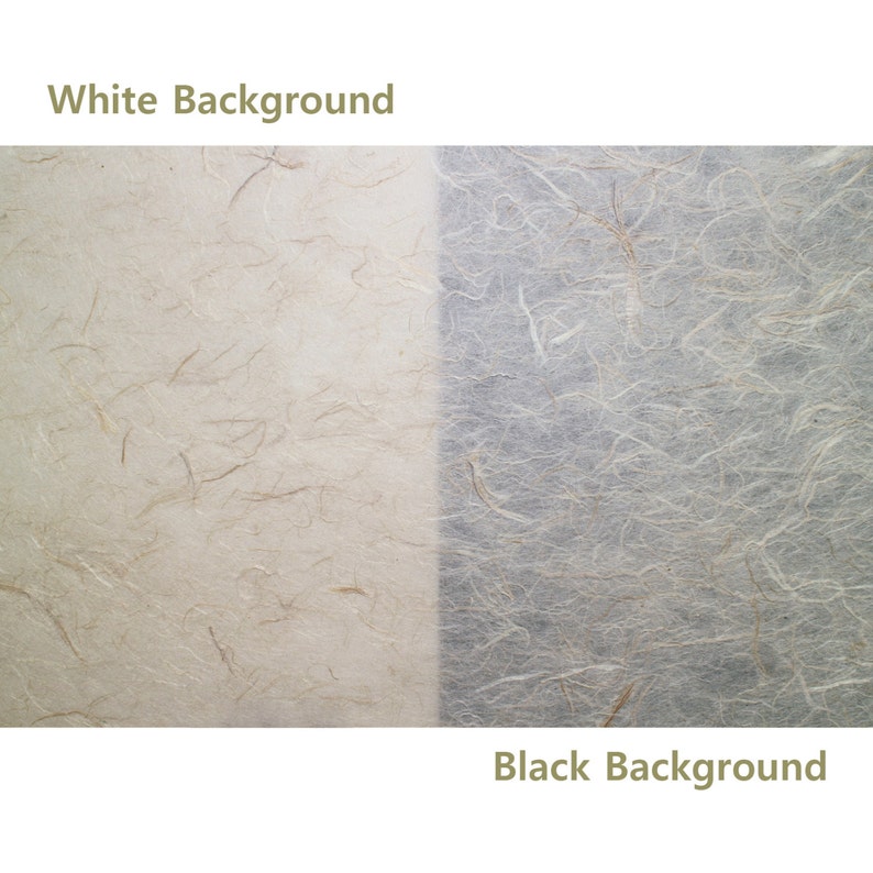 Papier traditionnel coréen à la main HanJi Unbleached Non-Whitening ...