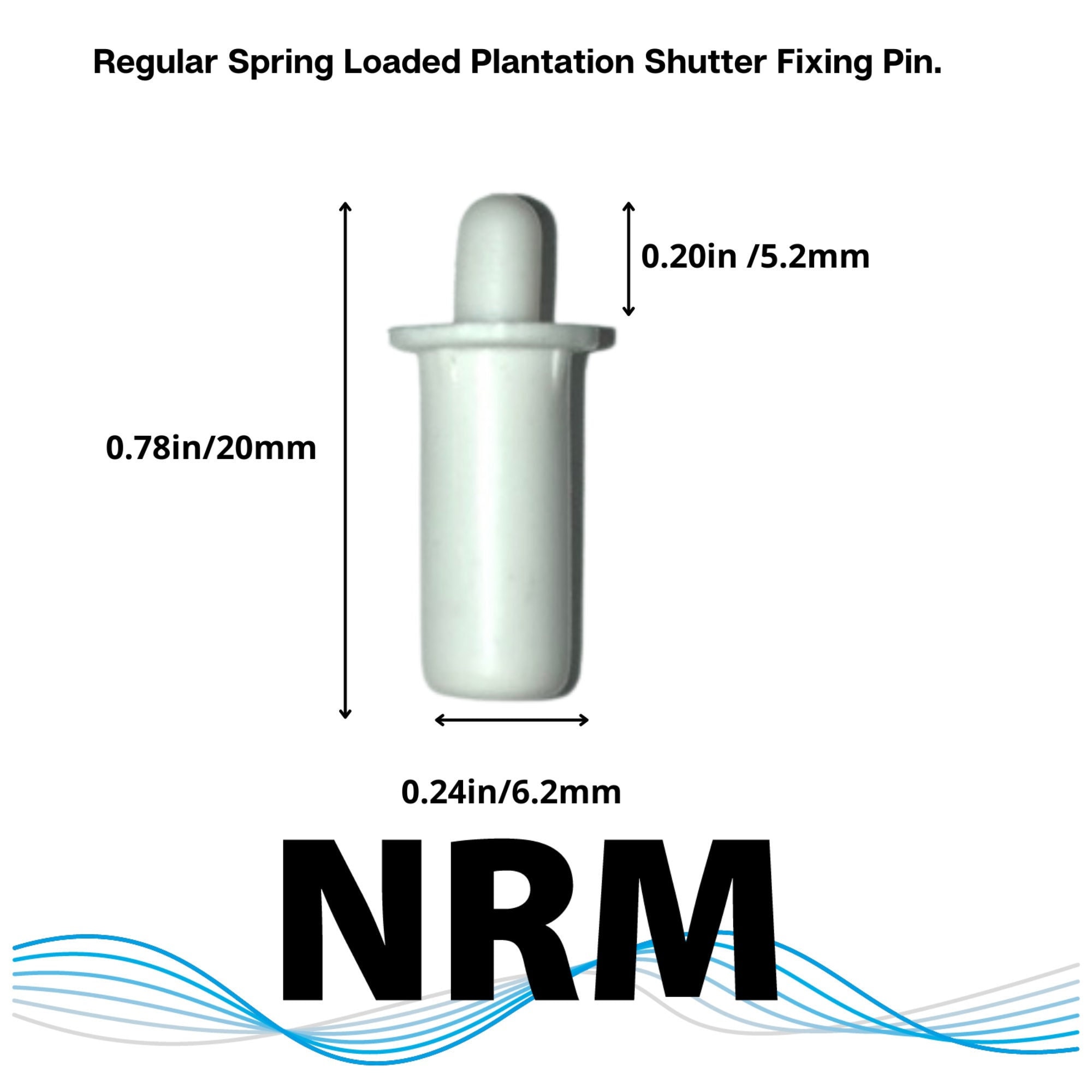 Plantation Shutters, Spring Loaded Louver Repair Pins, Regular Size ...