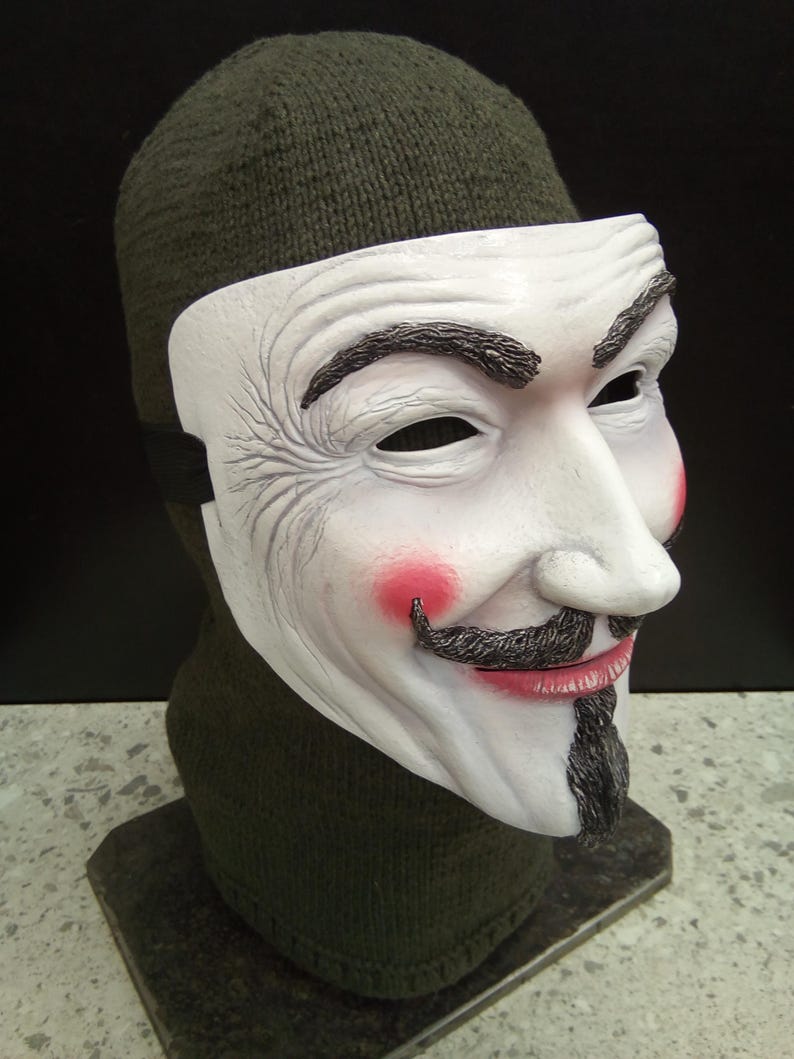 Guy Fawkes Mask - Etsy