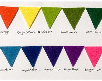 Mini bunting flags | Etsy