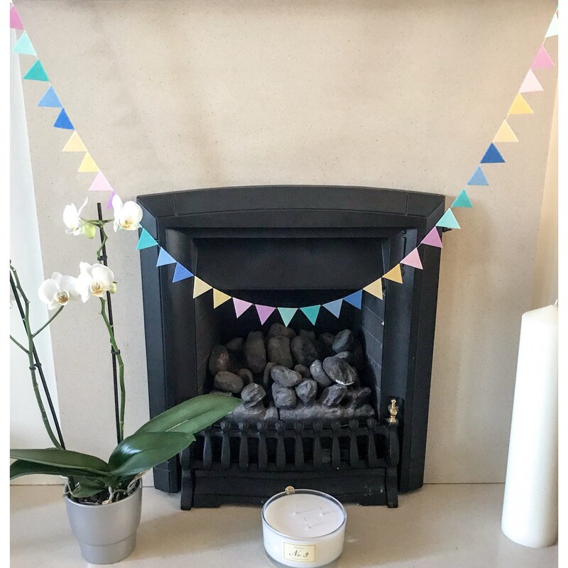 Pastel Bunting - Etsy