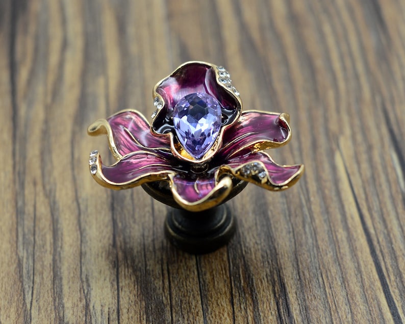 Unique Flower Knob Dresser Knobs Cabinet Handles Cabinet Knobs - Etsy