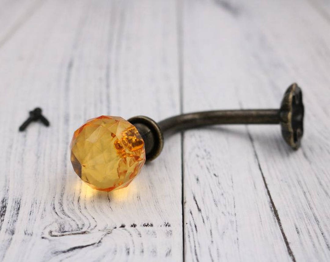 Glass Knob Ceramic Wall Hook Decorative Hooks Coat Hangers Towel Hook ...