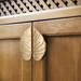 Monstera Leaf Brass Knobs and Pulls/ Turtle Leaf Drawer - Etsy