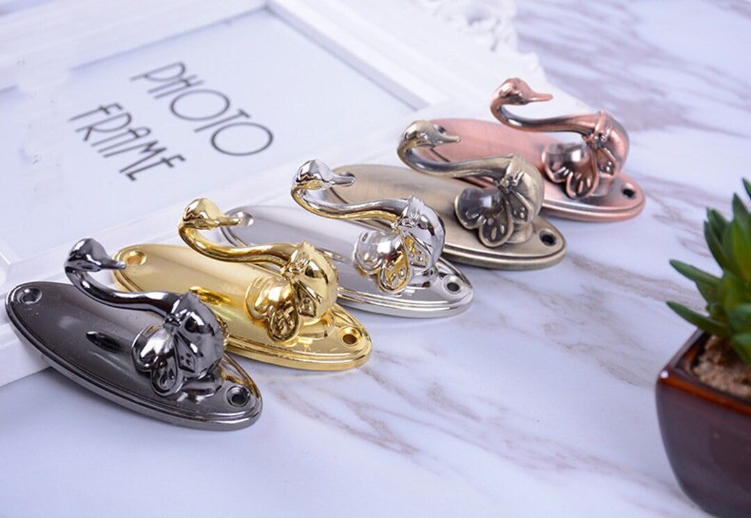 Swan Wall Hook Decorative Hooks Coat Hangers Towel Hook Kitchen Hook ...