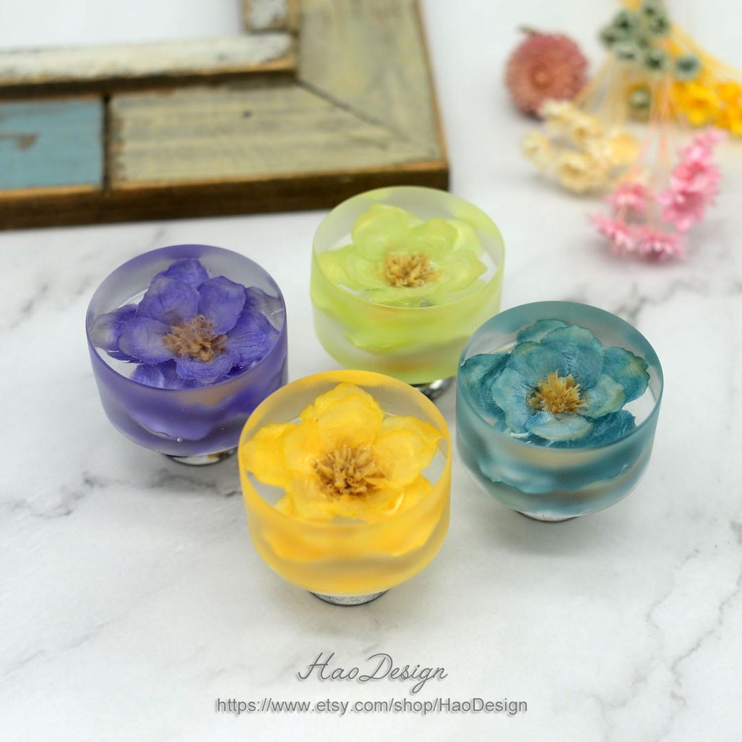 Floral Knobs for Dresser,furniture Handles for Girl Room,flower Knobs ...