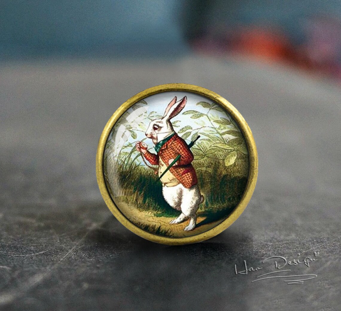 Rabbit Drawer Knobs/ Handmade Vintage Bronze Dresser Knobs - Etsy