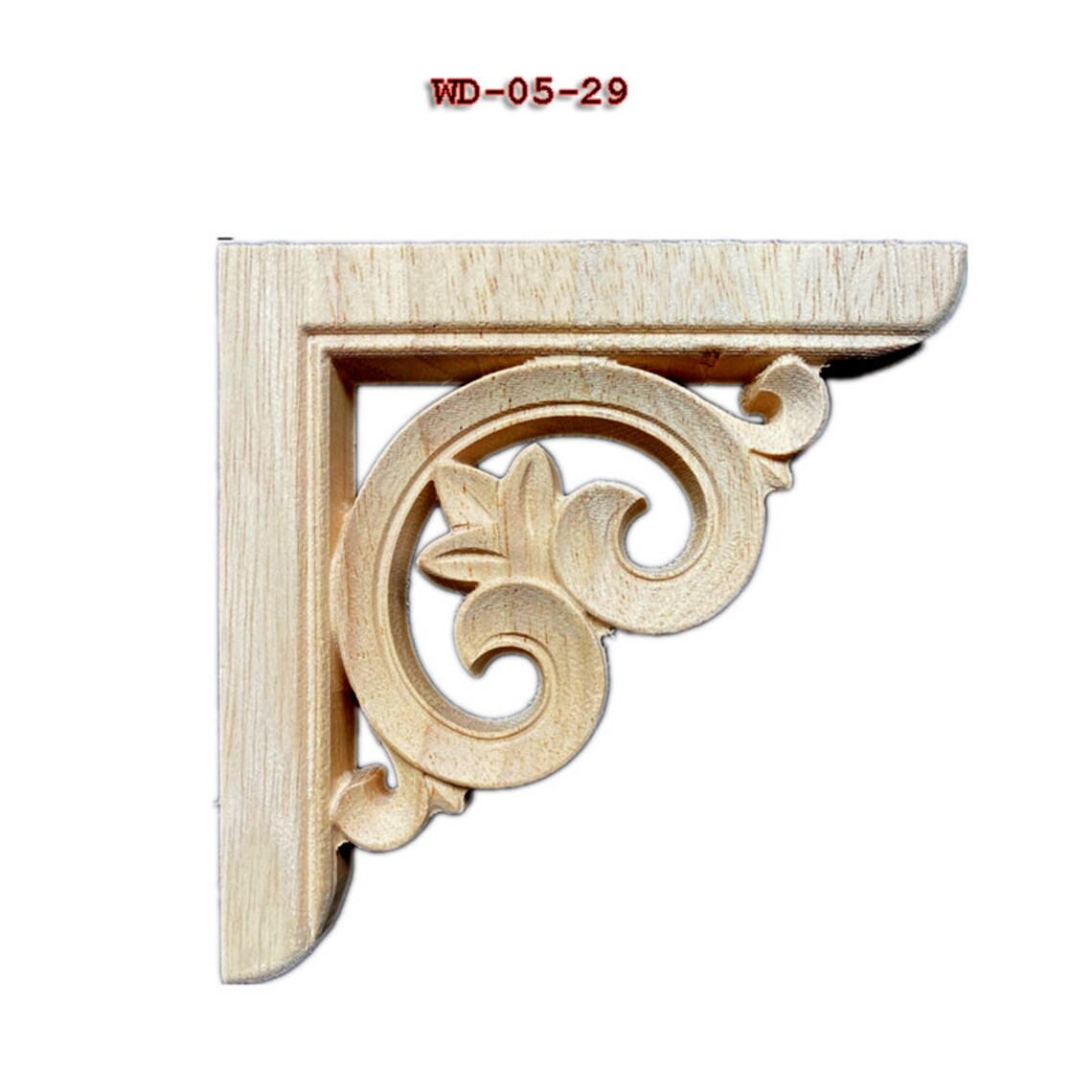 Square Chic Wood Embellishments Ornate Furniture Apliques Wood - Etsy
