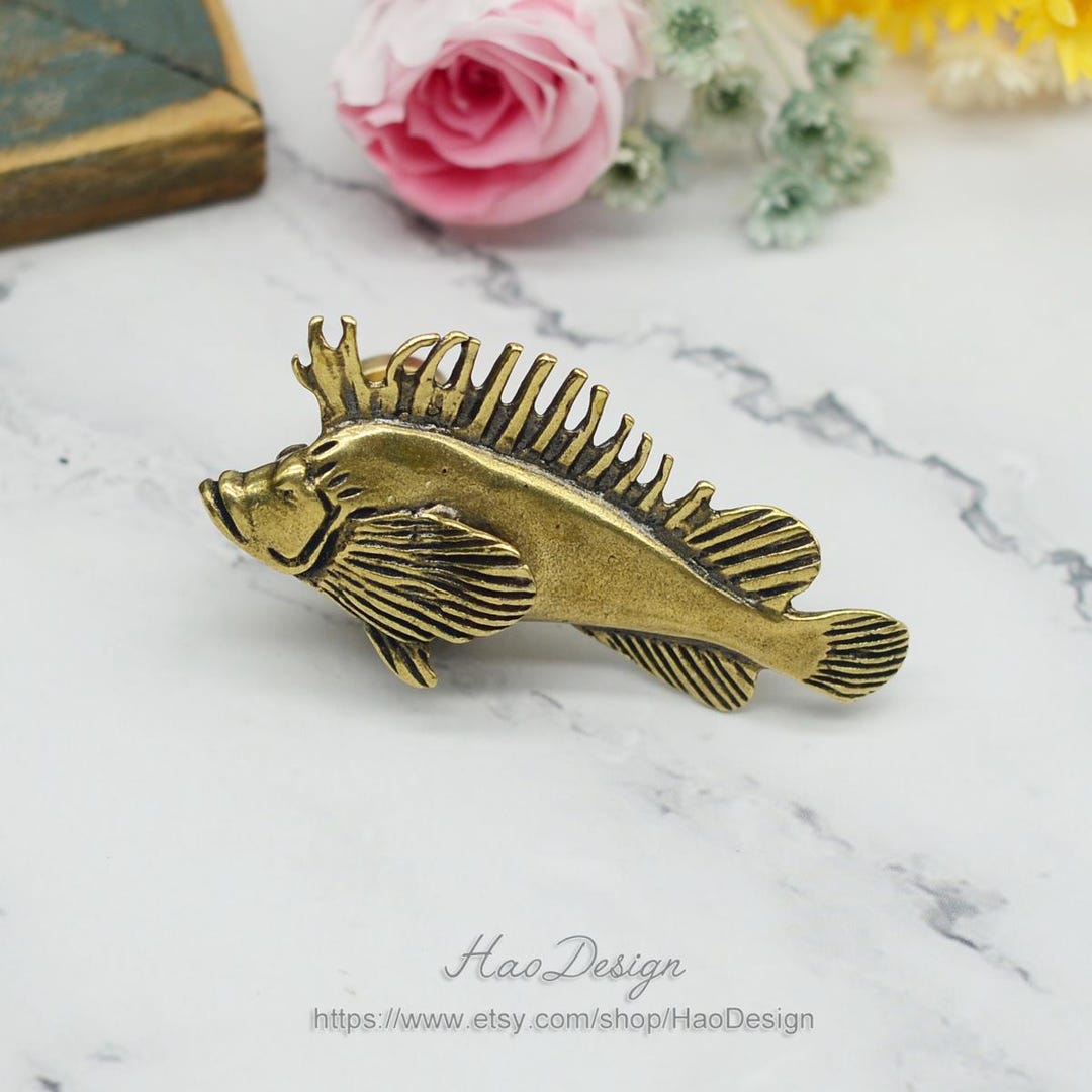 Solid Brass Antiqued Bronze Fish Knobs,animal Drawer Knobs,brass Knobs Handles,drawer Pulls,door ...