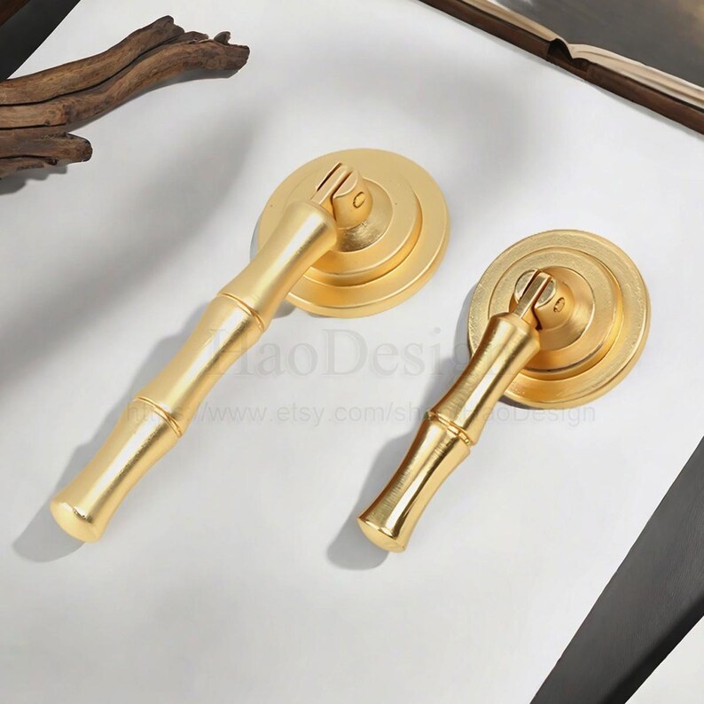 Chinese Bamboo Joints Knobs Pulls Handles Drawer Wardrobe Sideboard ...