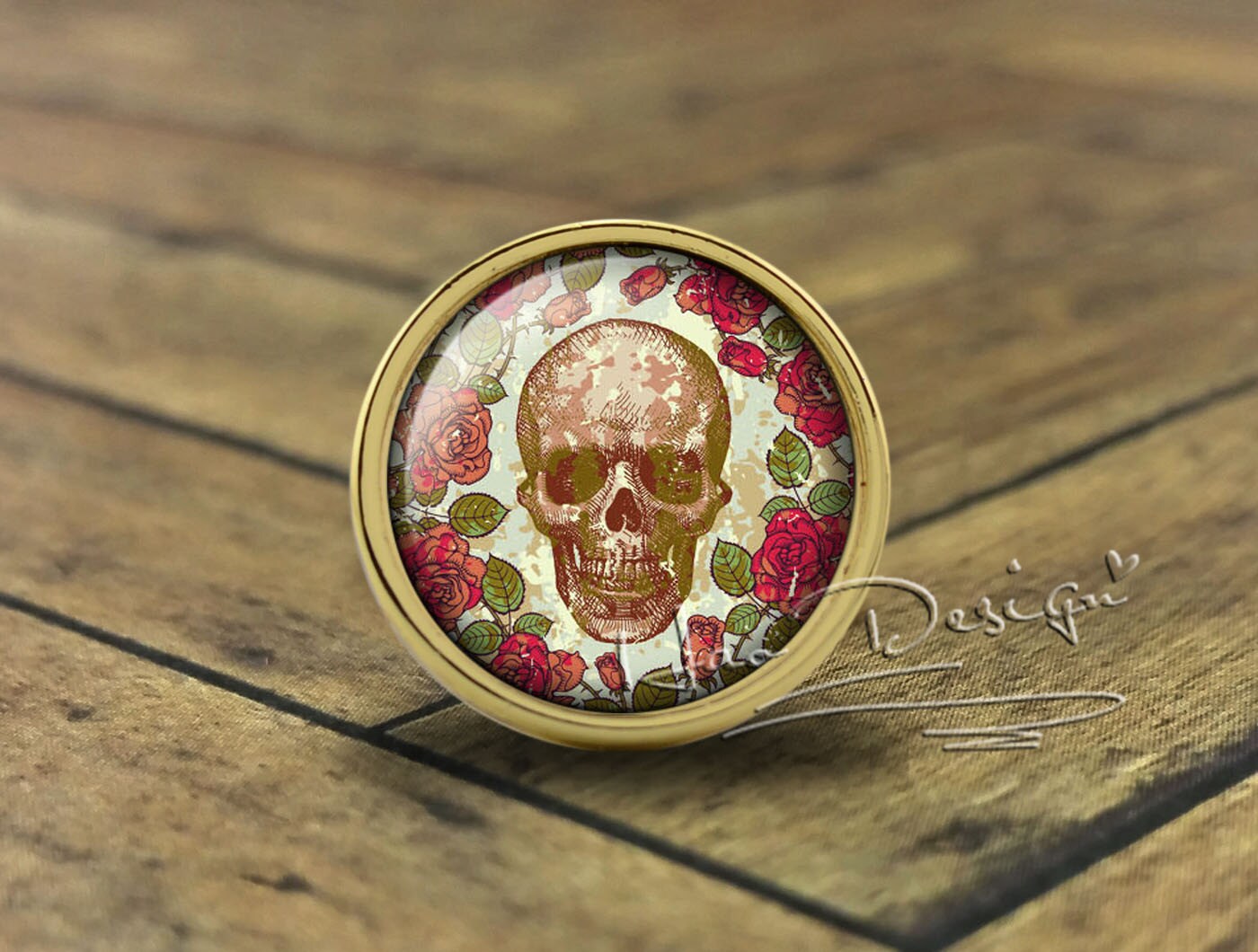 Skull Drawer Knobs/ Handmade Vintage Bronze Dresser Knobs | Etsy