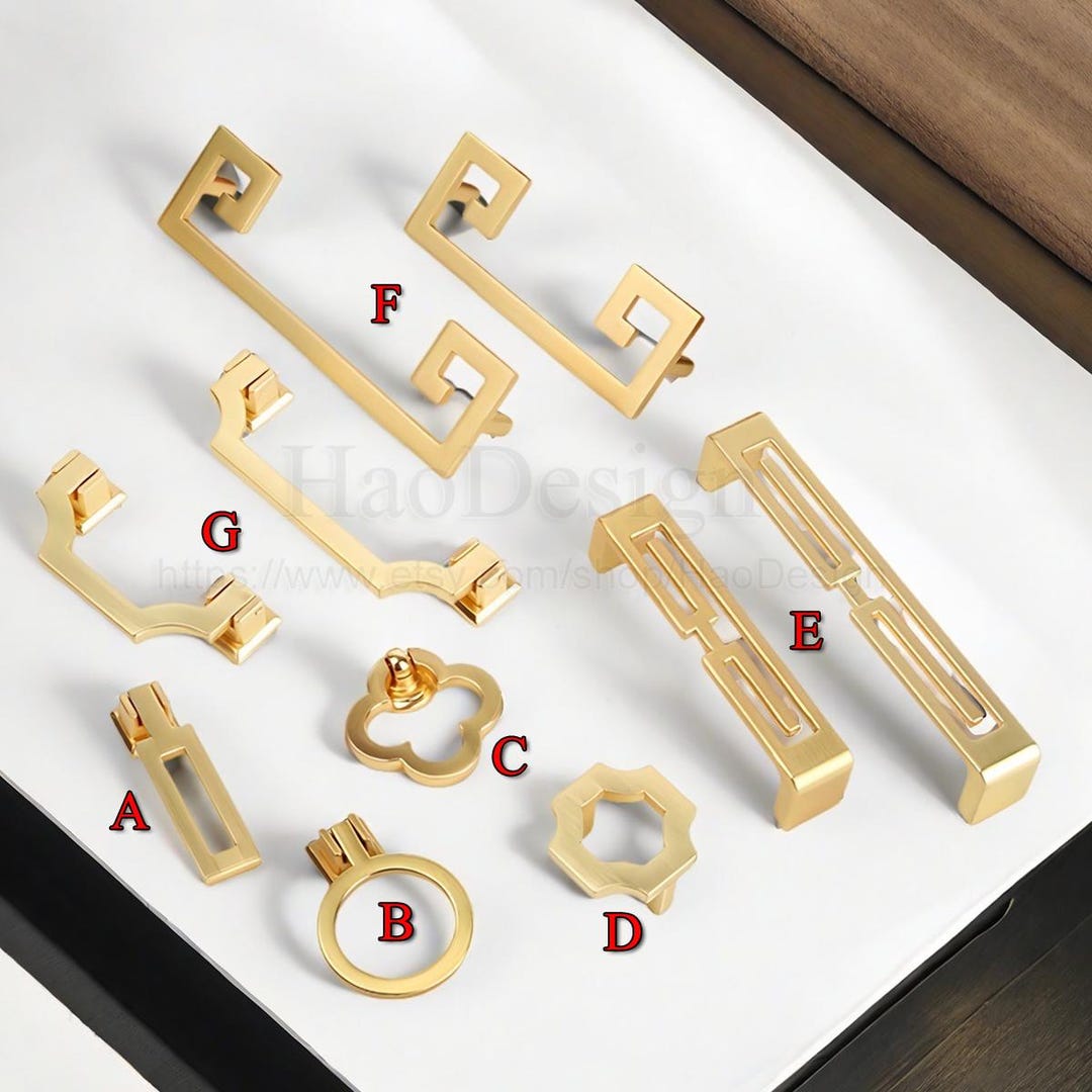 Chinese Dresser Knobs Pulls Handles Drawer Wardrobe Sideboard Pulls ...