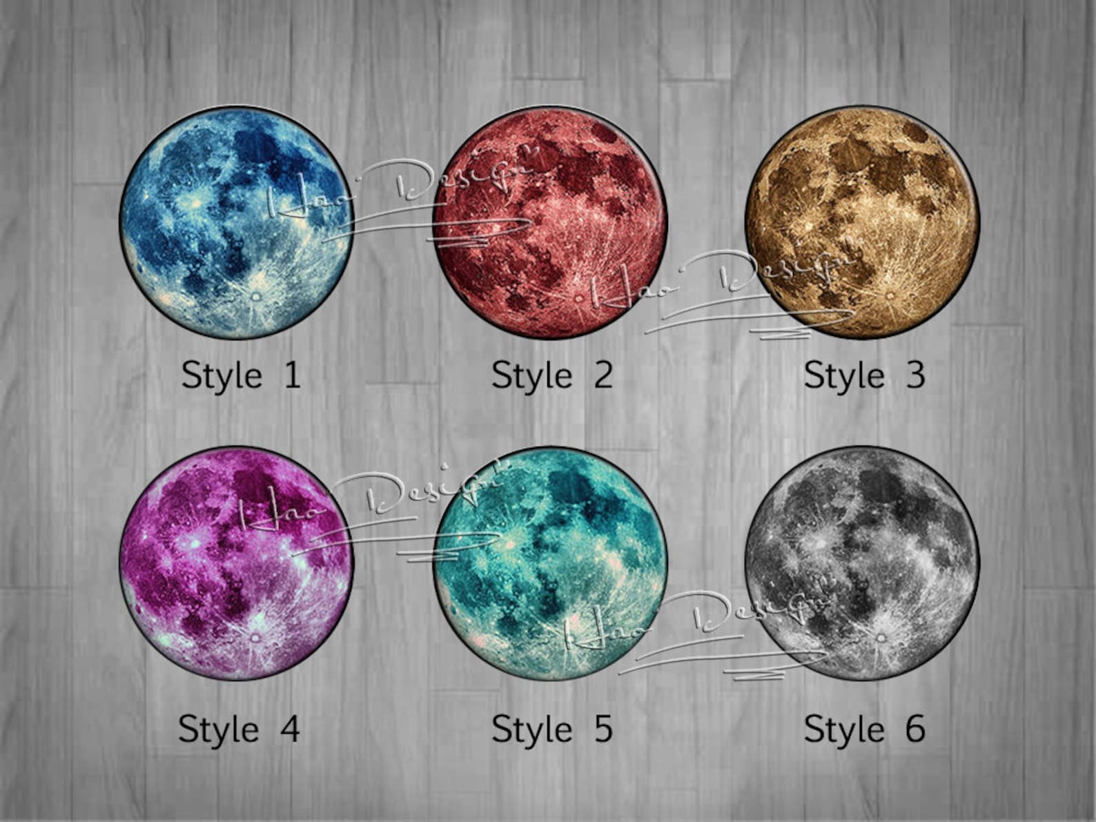 Moon Drawer Knobs/ Handmade Vintage Bronze Dresser Knobs - Etsy