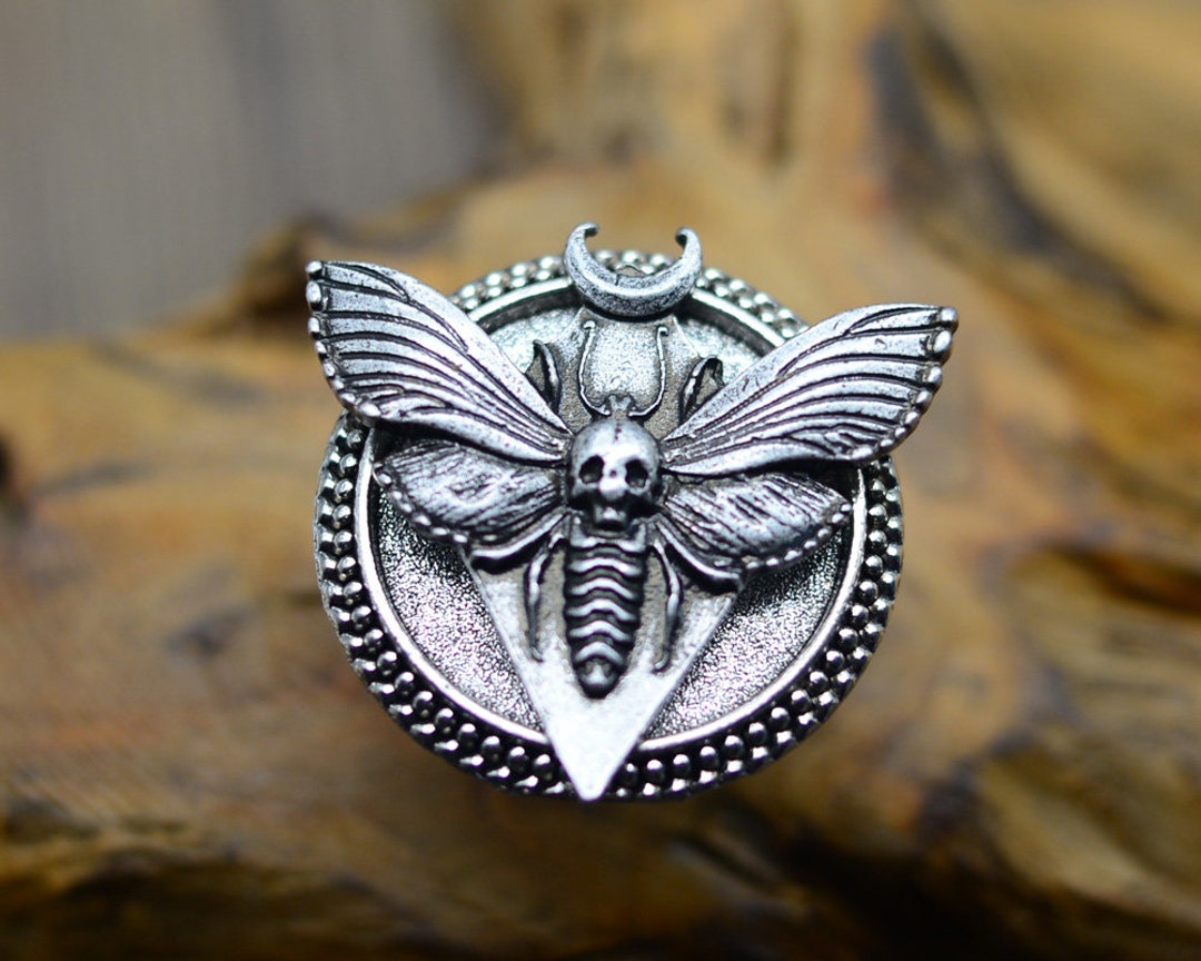 Death's Head Hawk Moth Knob,moth Knob,cabinet Handles,cabinet Knobs ...