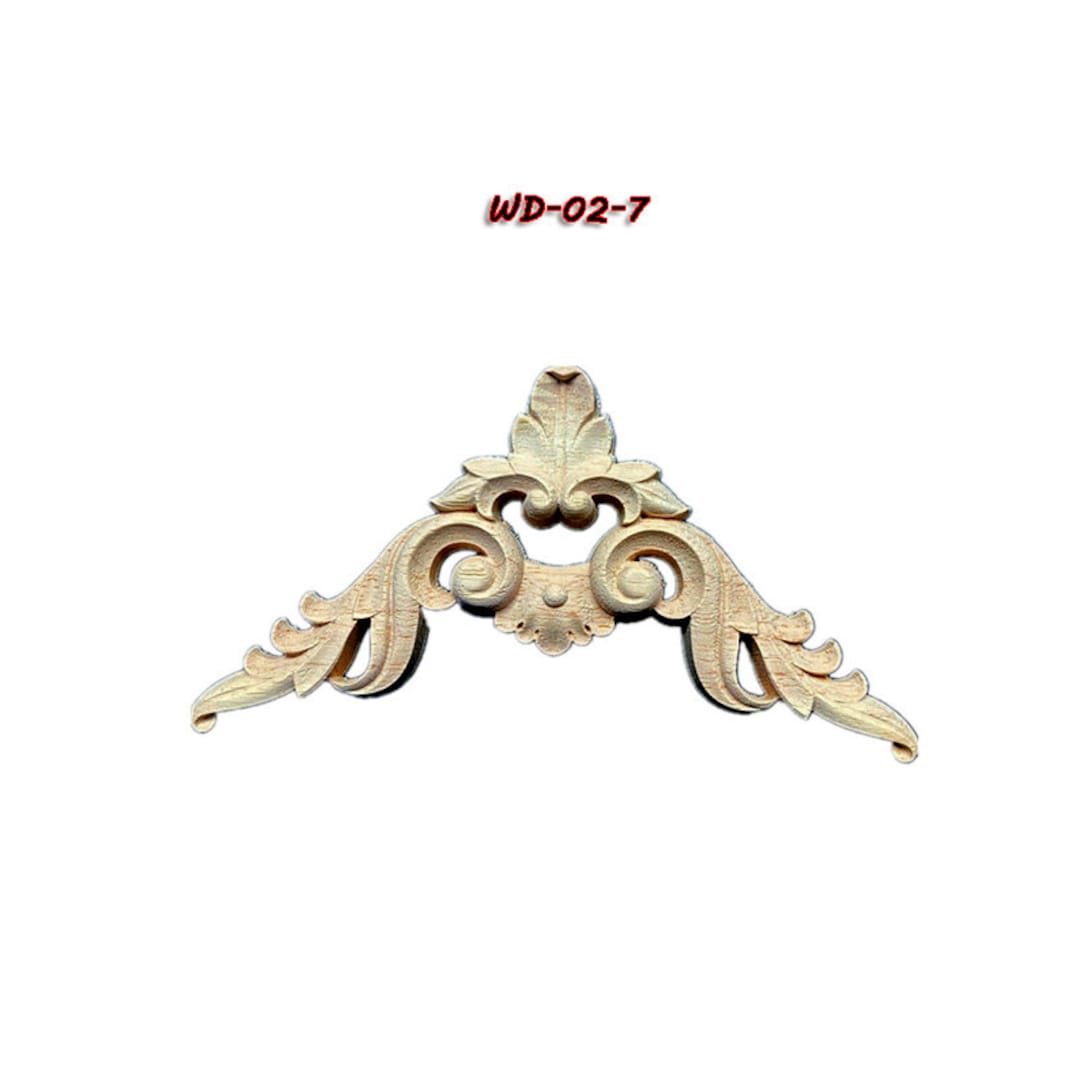 Square Chic Wood Embellishments Ornate Furniture Apliques Wood Onlay ...