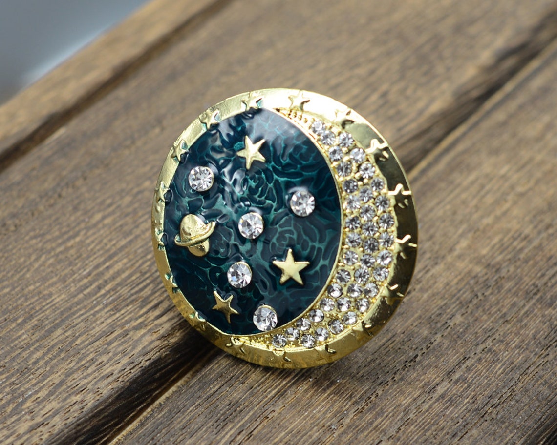 Stars Knob, Moon Dresser Knob,cabinet Knobs,drawer Knob,dresser Handle ...