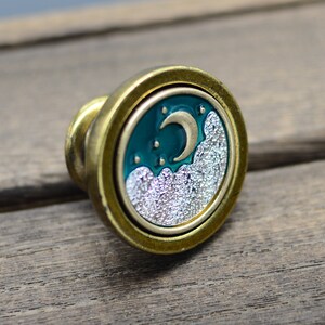 Moon Knob,stars Dresser Knob,starry Sky Knob,cabinet Knobs,drawer Knob ...