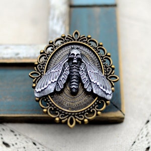 Death's Head Hawk Moth Knob,moth Knob,cabinet Handles,cabinet Knobs ...