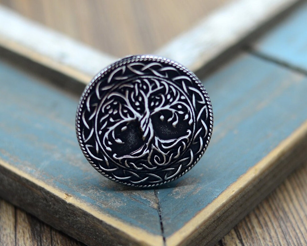 Viking Life Tree Knob,dresser Knob,cabinet Handles,cabinet Knob,drawer ...