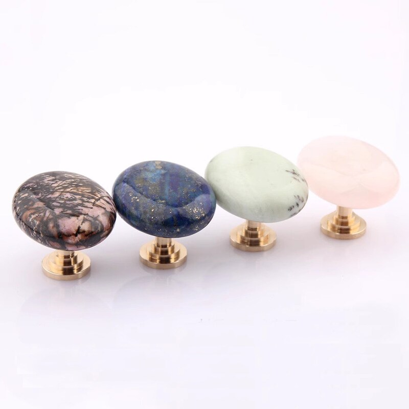 Rose Quartz Knobs - Etsy