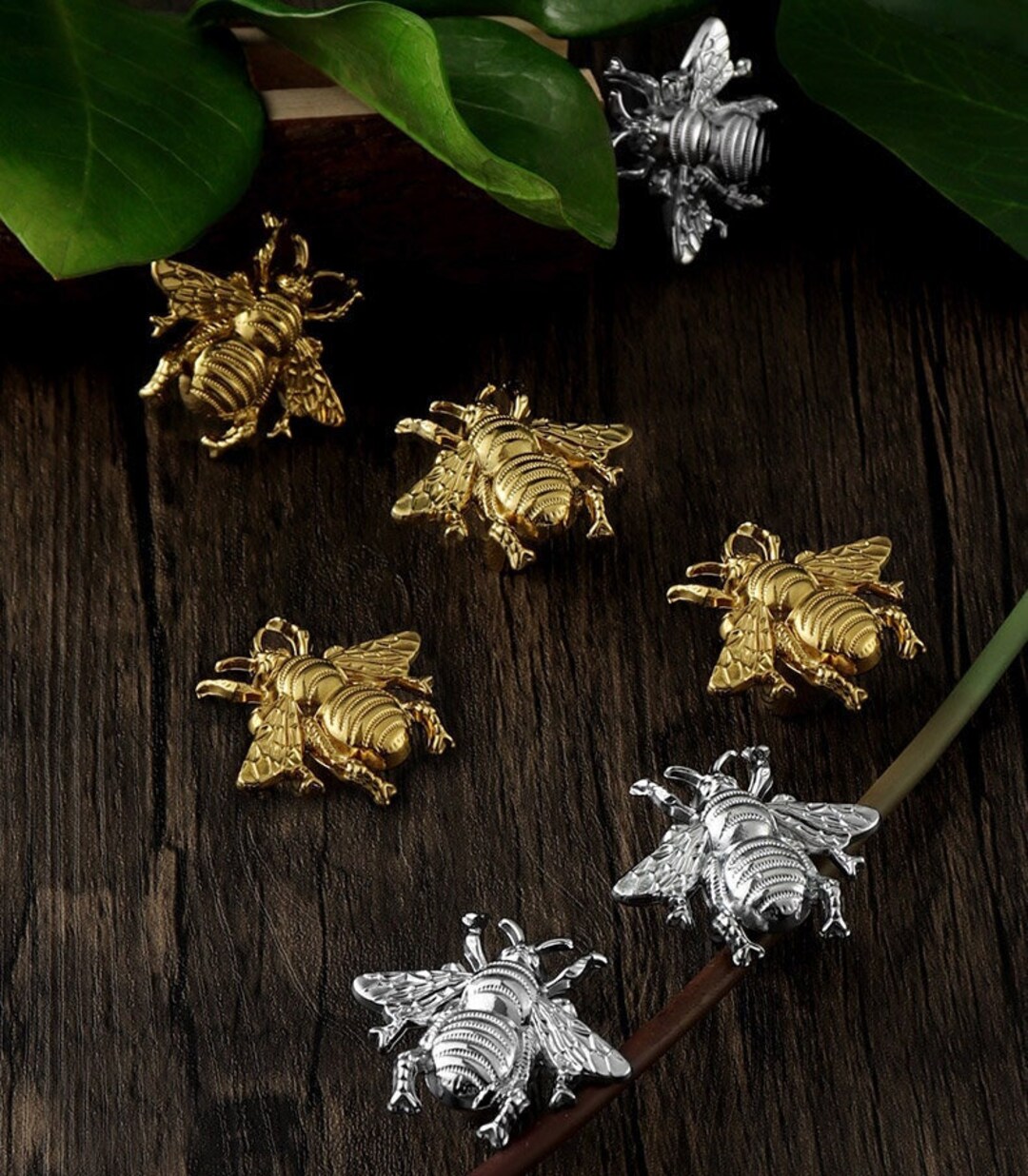 Brass Bee Knobs,bee Drawer Pulls, Wardrobe Knob Cabinet Knobs Modern Drawer Knob,bee Pull,insect ...
