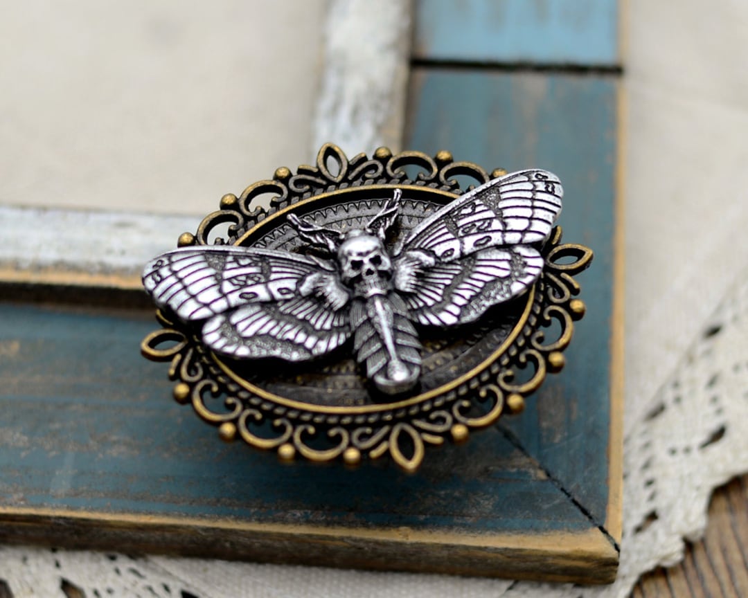 Death's Head Hawk Moth Knob,moth Knob,cabinet Handles,cabinet Knobs ...