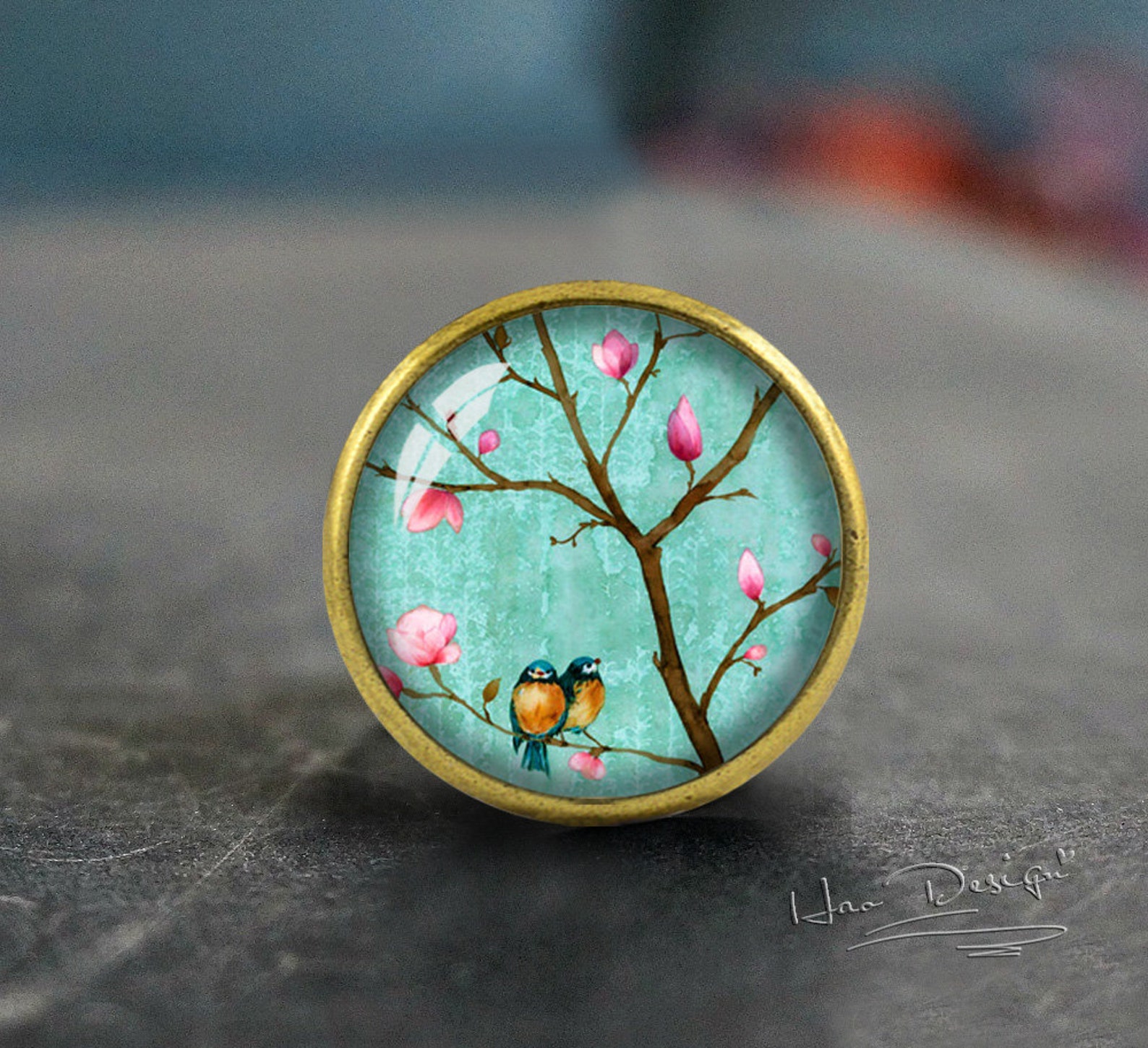 Birds -- Drawer Knobs/ Handmade Vintage Bronze Dresser Knobs Cabinet ...